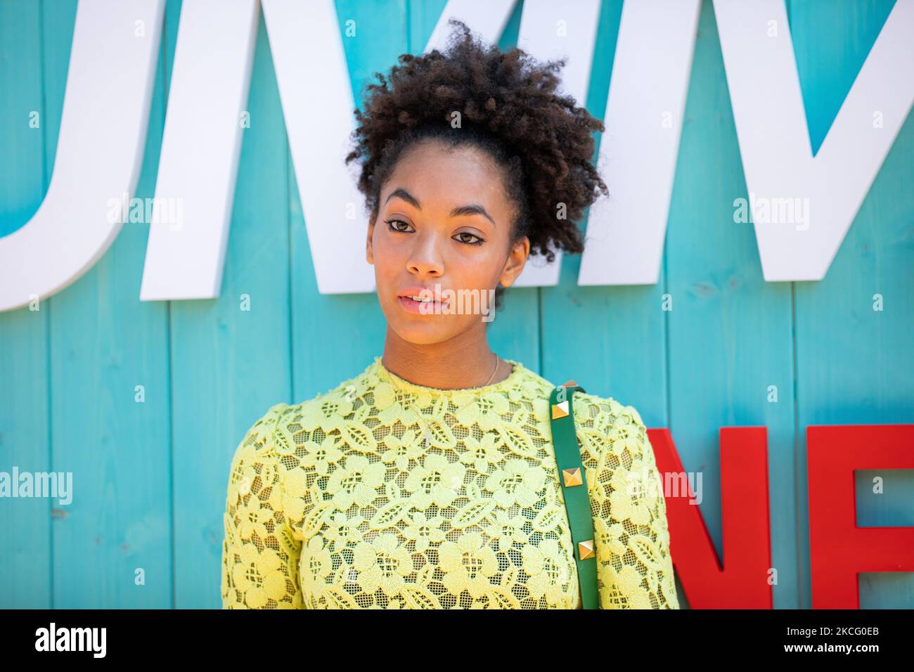 Coco Rebecca Edogamhe attends the photocall of the Netflix tv series ...