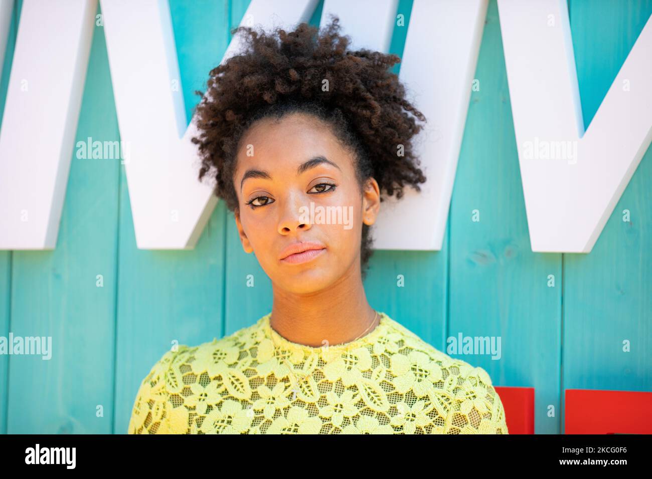 Coco Rebecca Edogamhe attends the photocall of the Netflix tv series ...