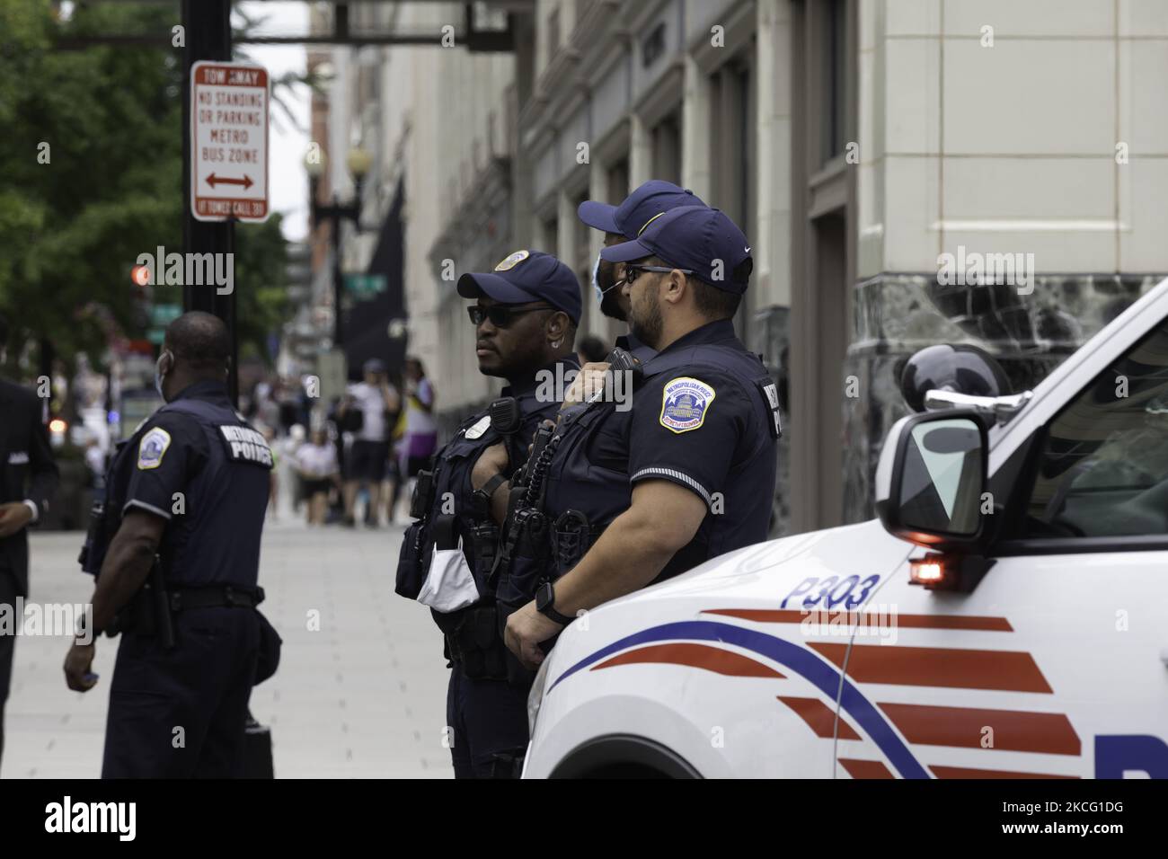 Metropolitan Police are seen during the LGBTQ+ pride parade event in ...