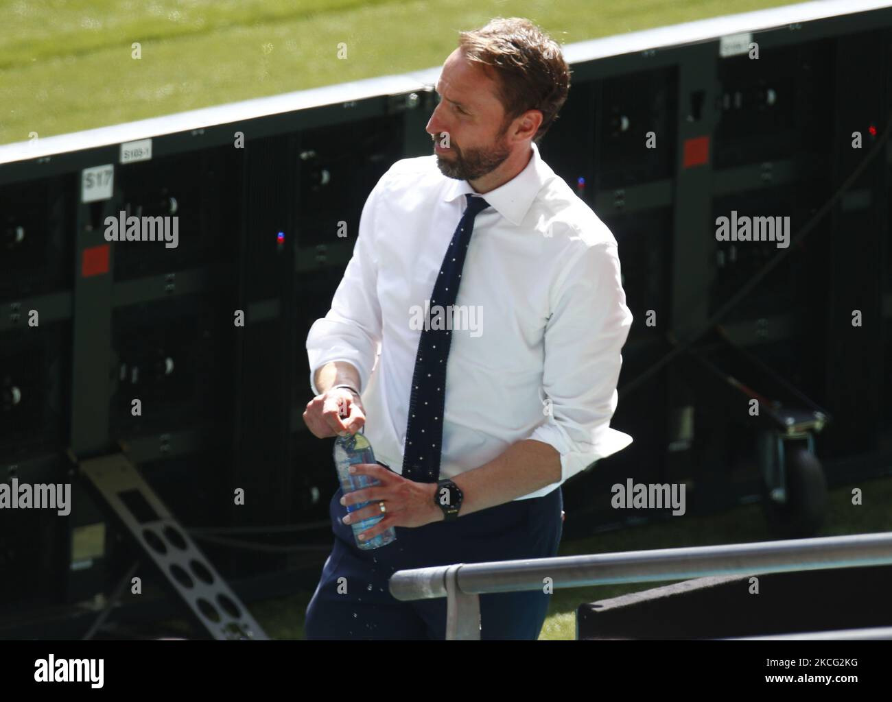 WEMBLEY, United Kingdom, JUNE 13:Gareth Southgate England Coach during ...