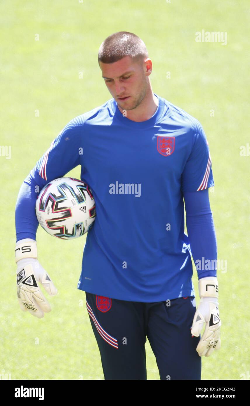 WEMBLEY, United Kingdom, JUNE 13:Sam Johnstone (WBA) of England during ...