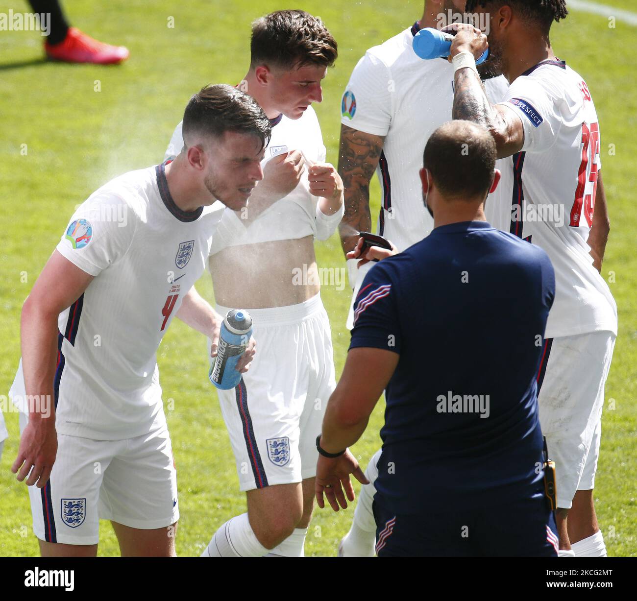 WEMBLEY, United Kingdom, JUNE 13: Declan Rice (West Ham) of England ...