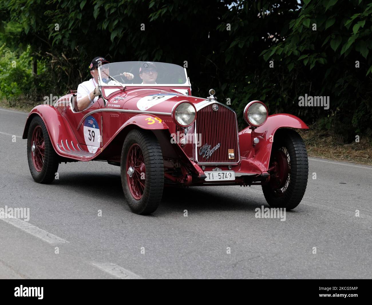 AXEL MARX (CH) ALFA ROMEO/6C 1500 SUPER SPORT BRIANZA (1929) during the ...