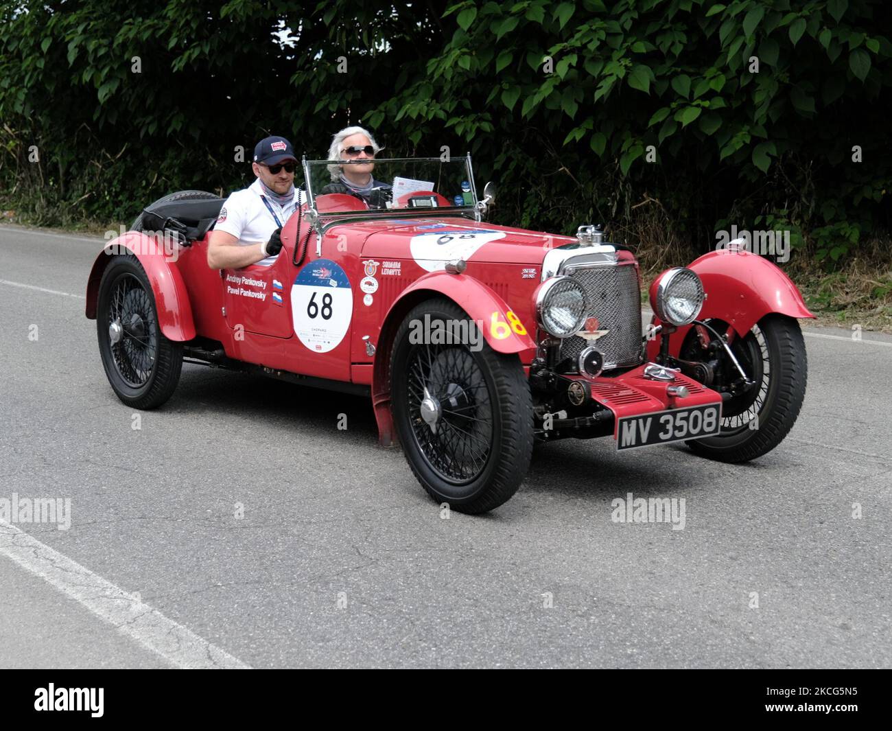 ANDREY PANKOVSKY (RUS) ASTON MARTIN/LE MANS (1932) during the first ...