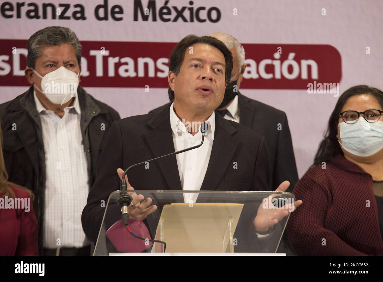 The national president of the National Regeneration Movement (Morena by ...