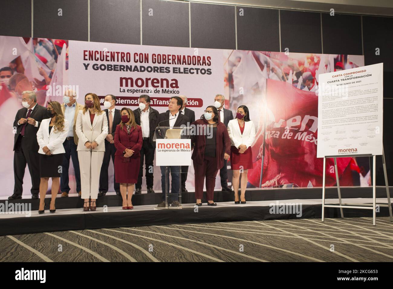 The national president of the National Regeneration Movement (Morena by ...