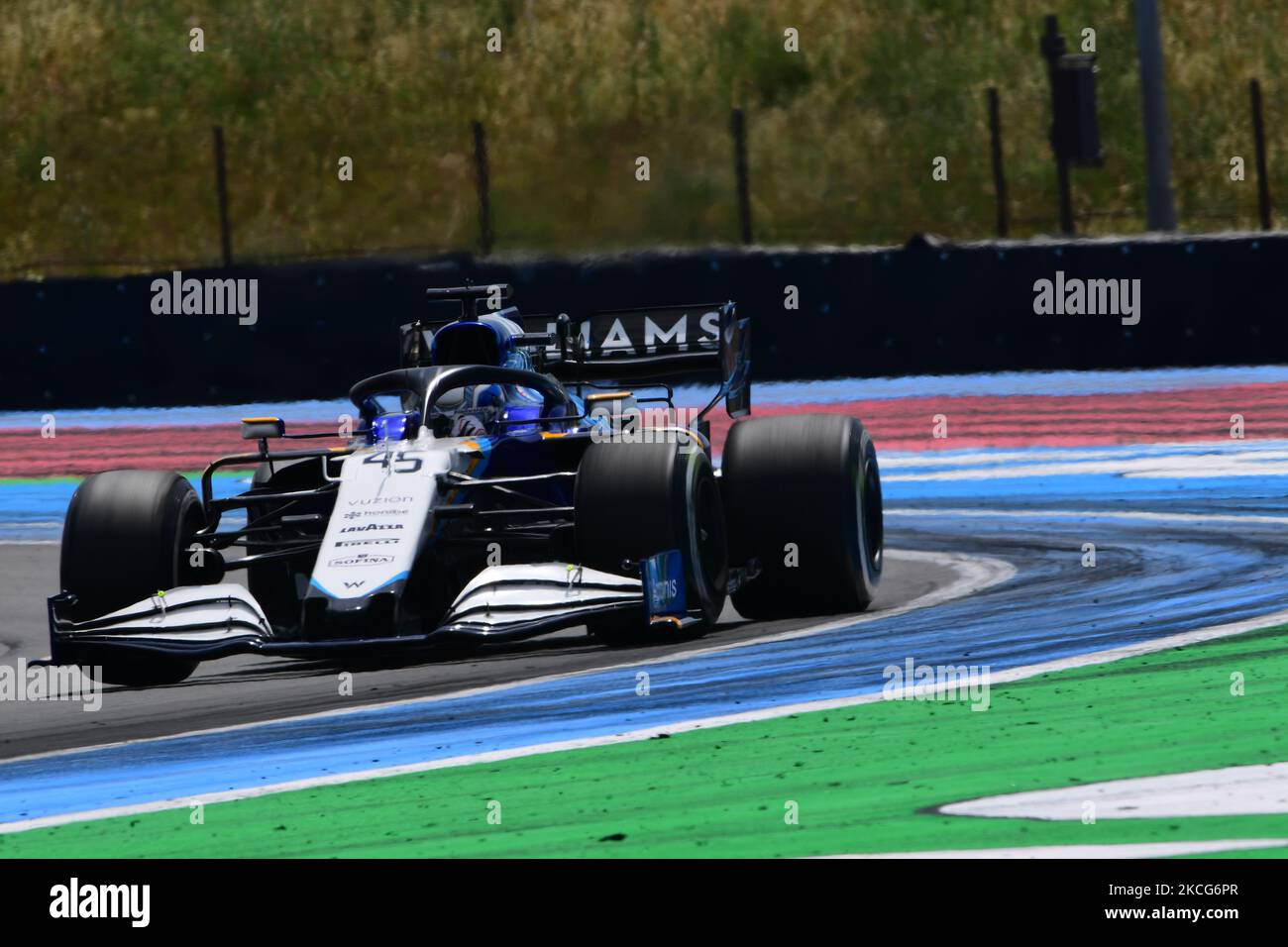 during free practice of French GP in Paul Ricard Circuit in Le ...