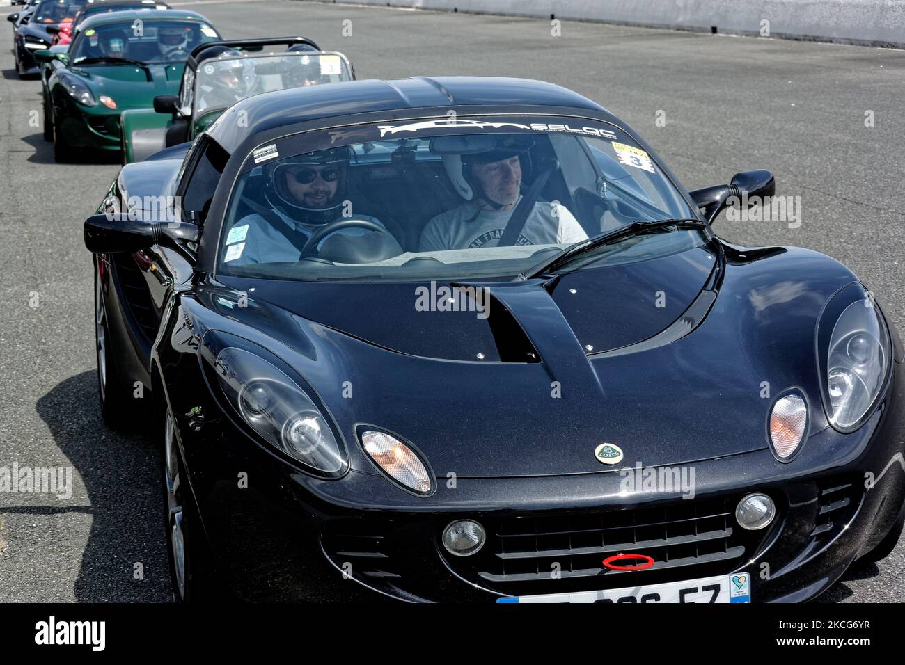 A Lotus Elise in the starting Grid before the Car Racing of 'God Save ...