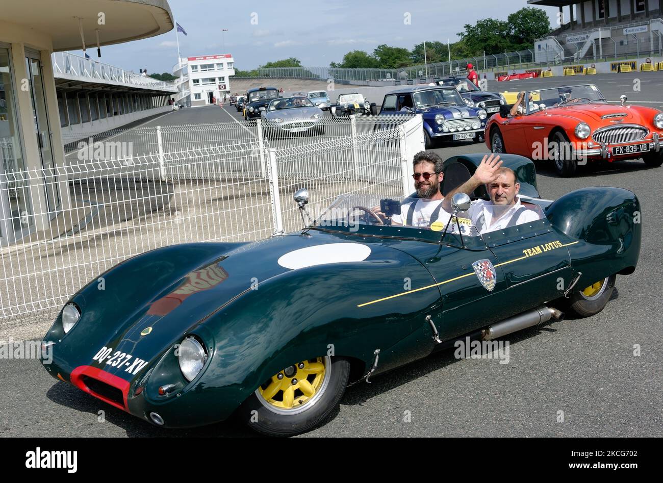 A Lotus Eleven at the end of the Exhibition and Car Racing of 'God Save ...