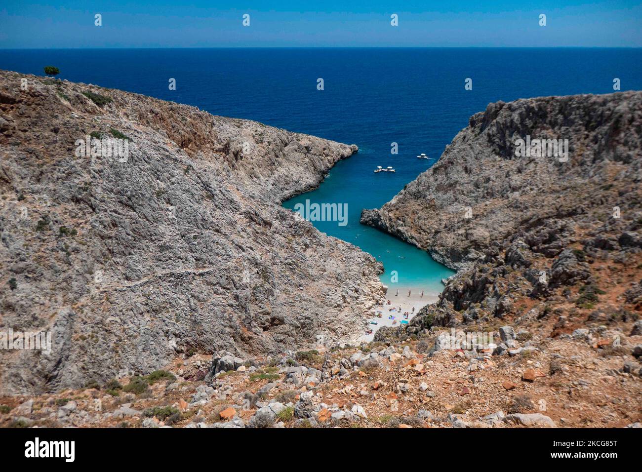 Secluded Seitan Limania Beach, the incredible hidden secret treasure, a ...