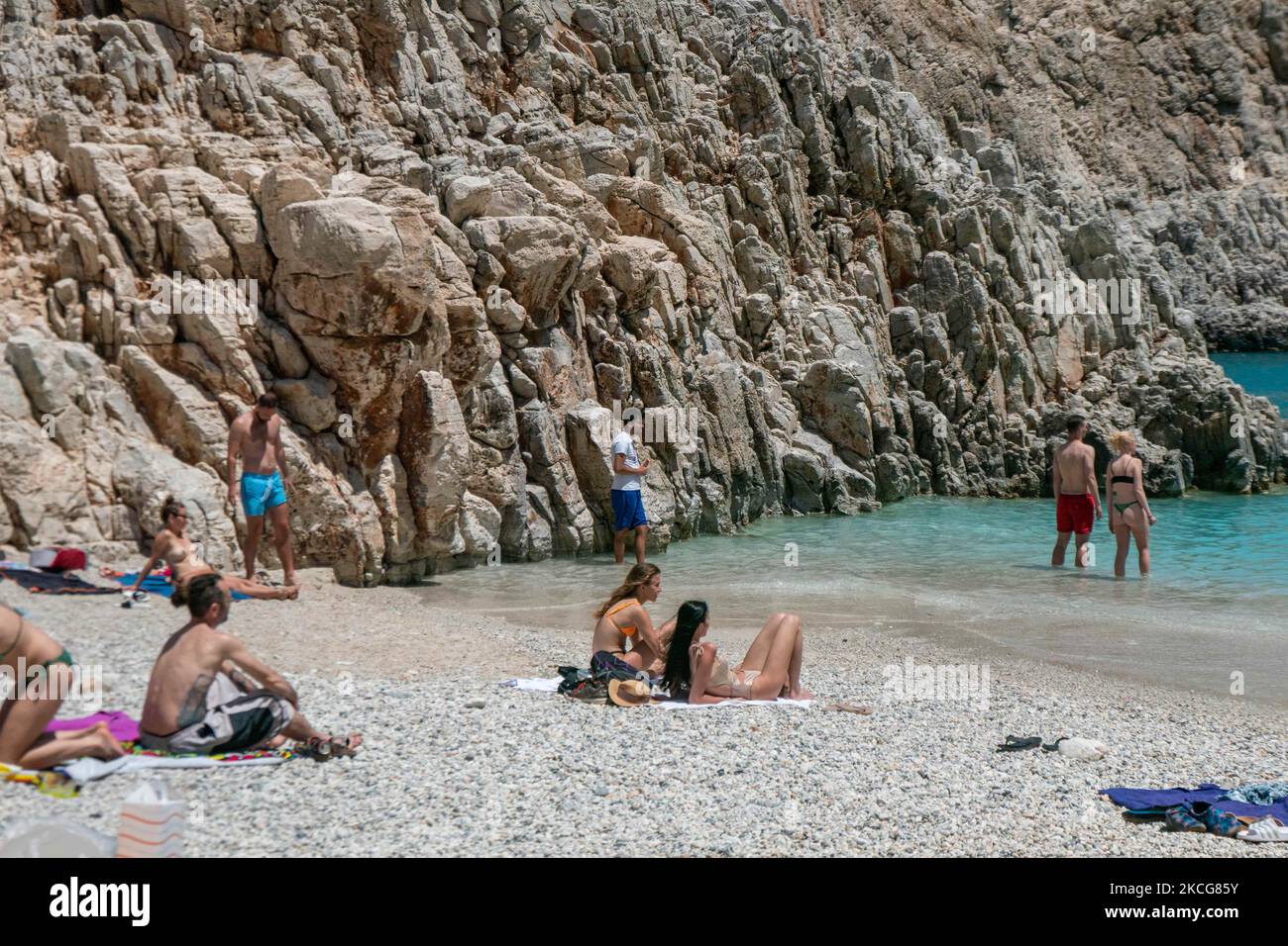 Secluded Seitan Limania Beach, the incredible hidden secret treasure, a ...