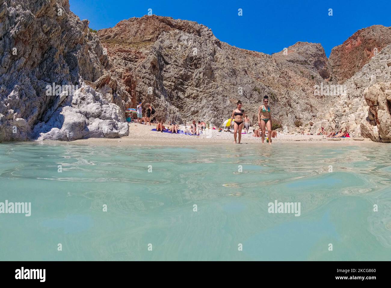 Secluded Seitan Limania Beach, the incredible hidden secret treasure, a ...