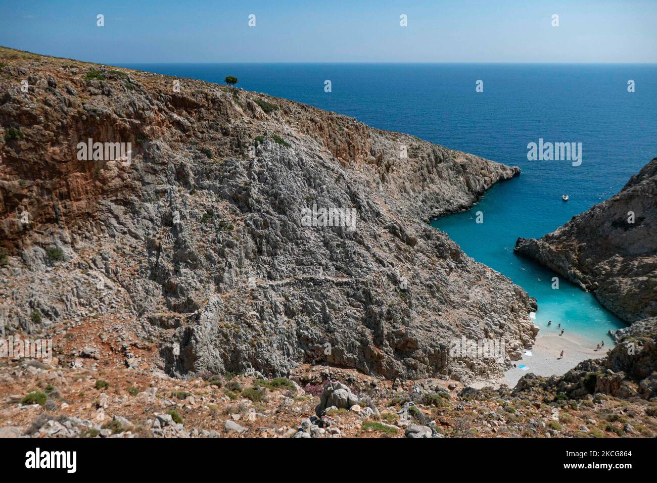 Secluded Seitan Limania Beach, the incredible hidden secret treasure, a ...