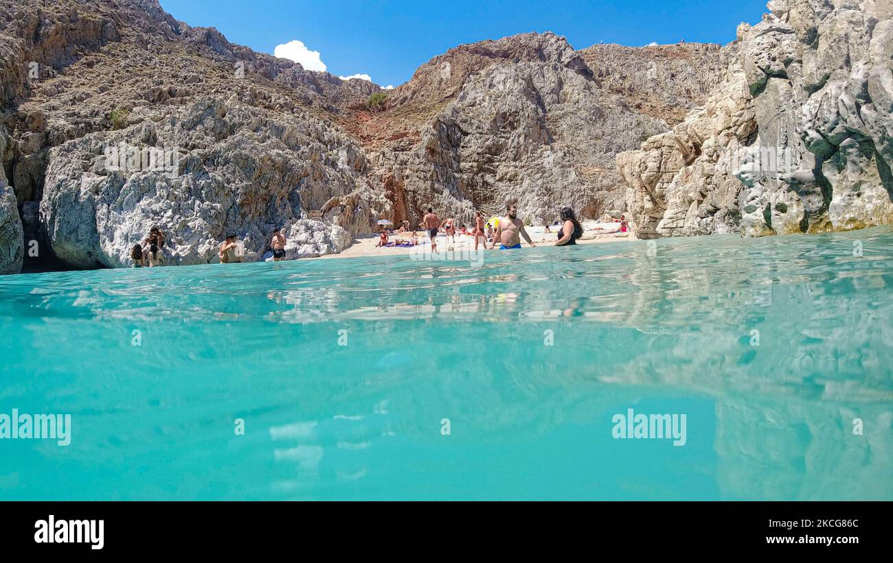 Secluded Seitan Limania Beach, the incredible hidden secret treasure, a ...