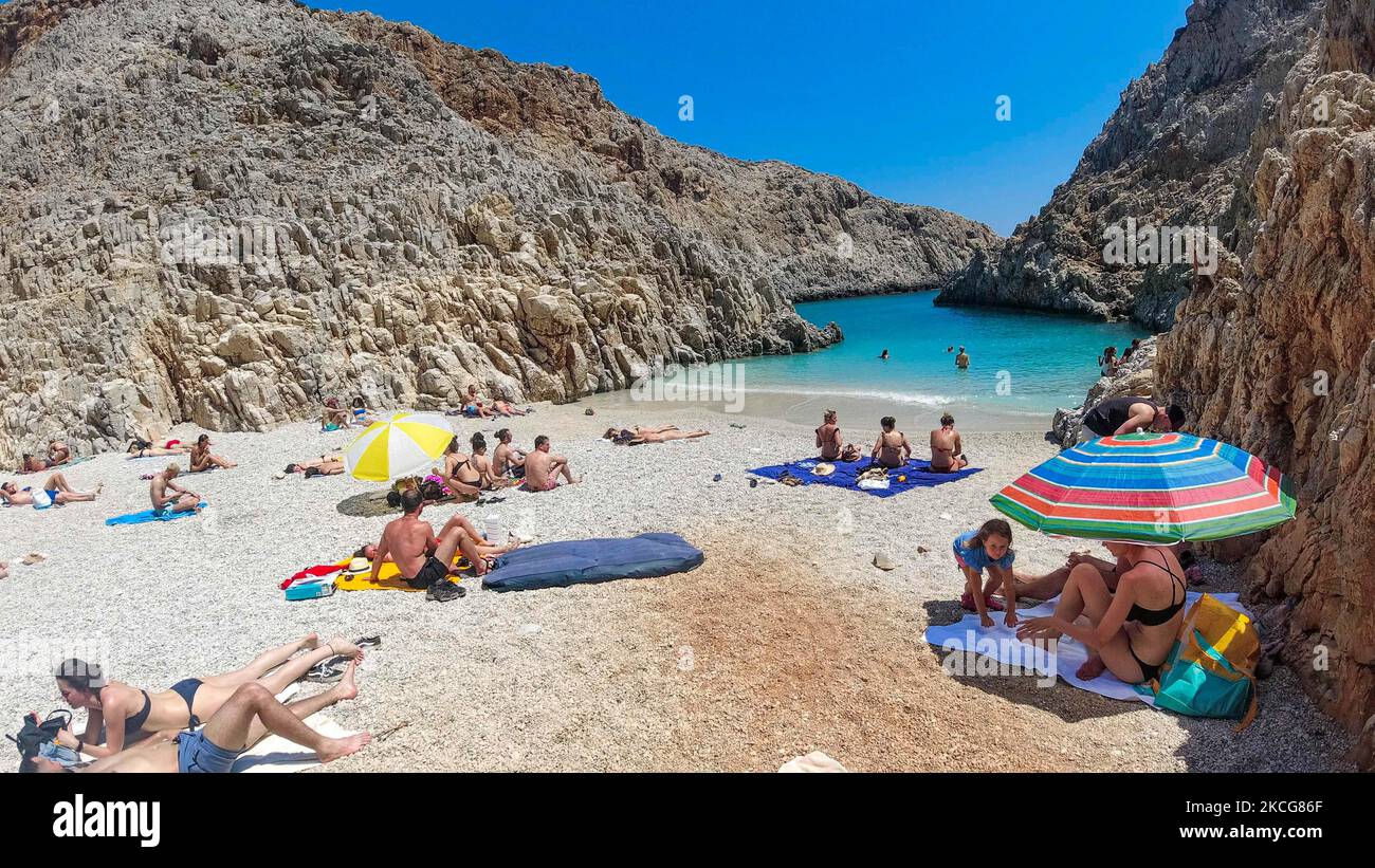 Secluded Seitan Limania Beach, the incredible hidden secret treasure, a ...