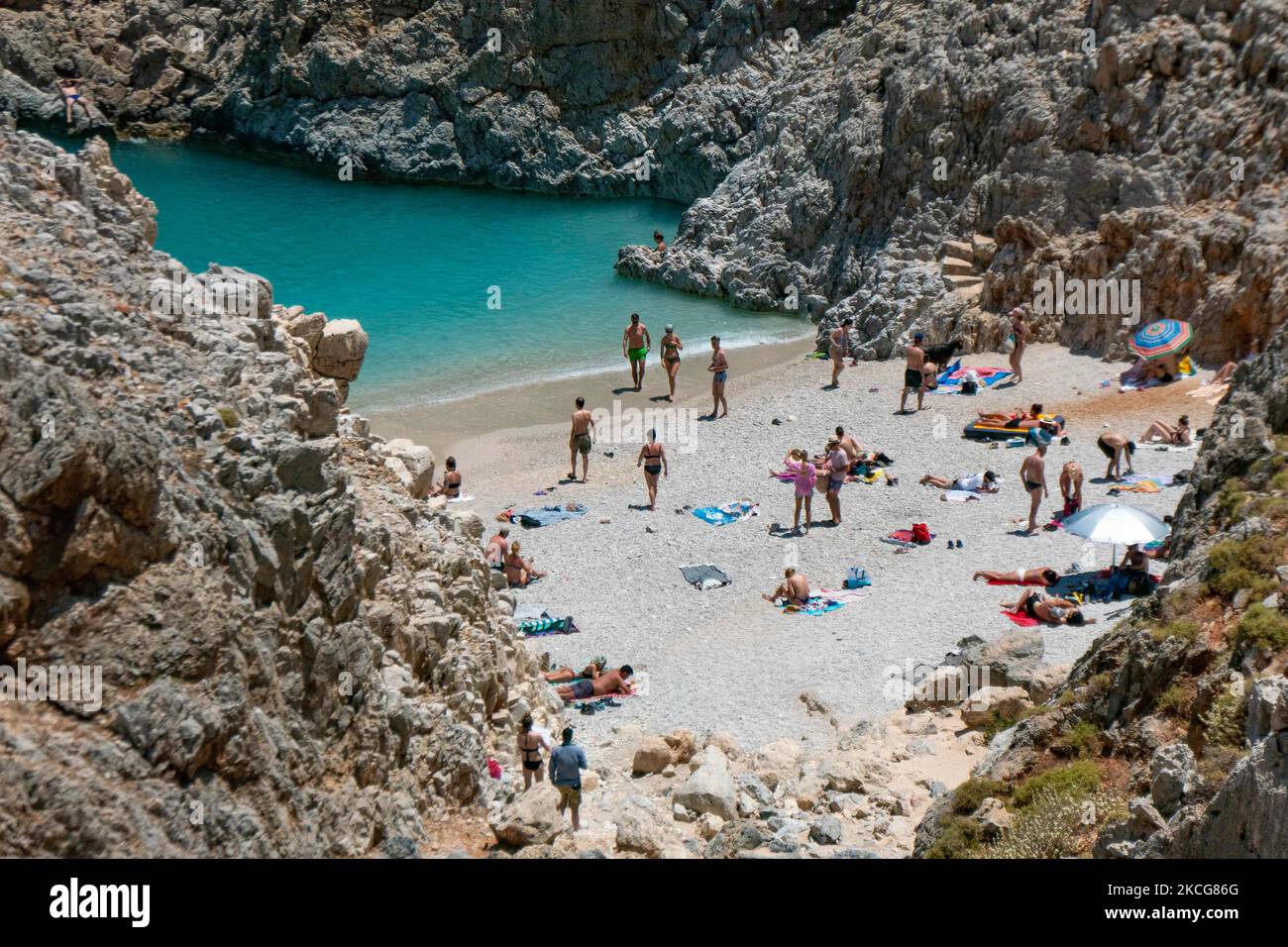 Secluded Seitan Limania Beach, the incredible hidden secret treasure, a ...
