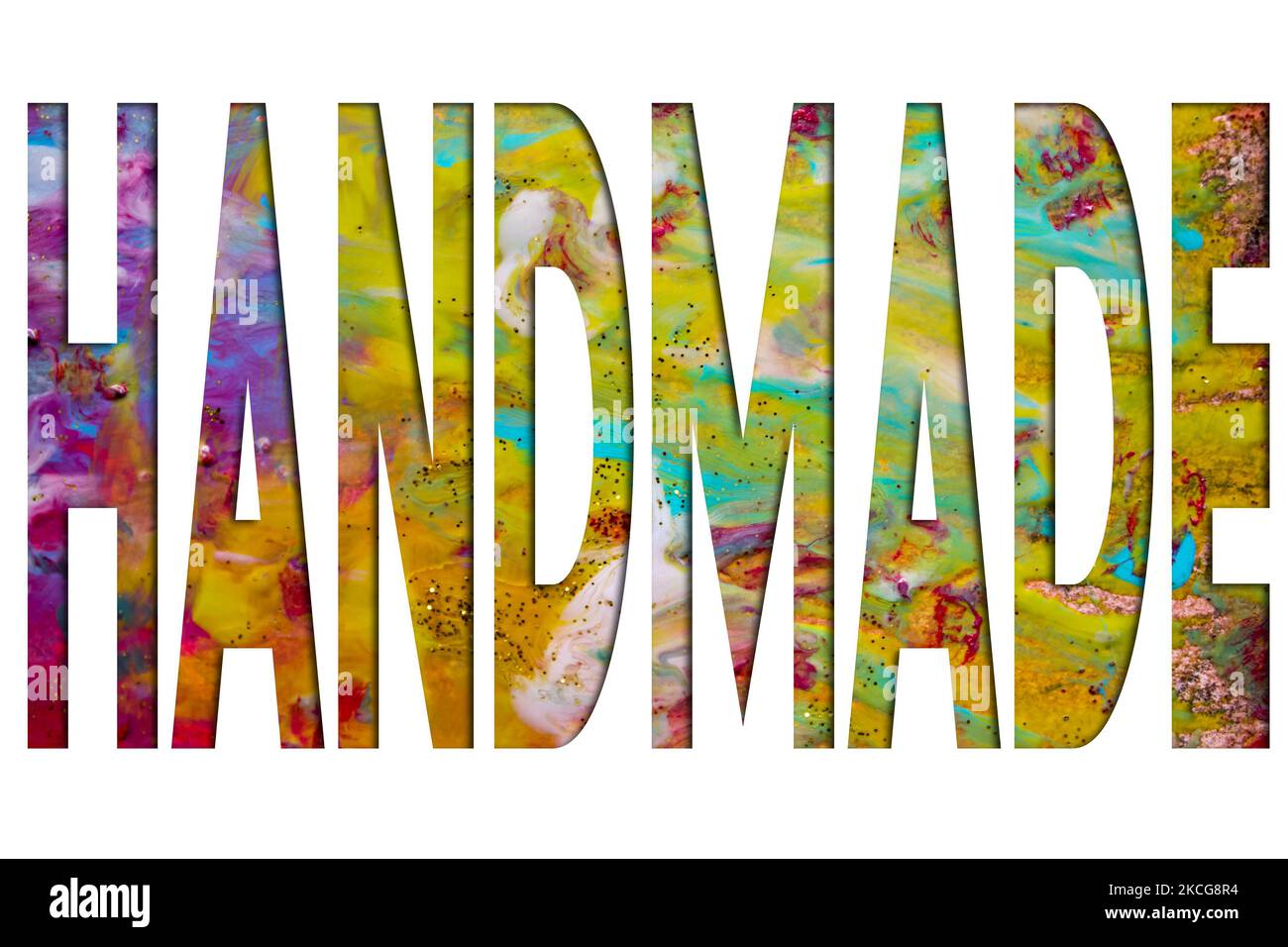 Abstract Natural Luxury art, fluid painting with Handmade text, alcohol ...