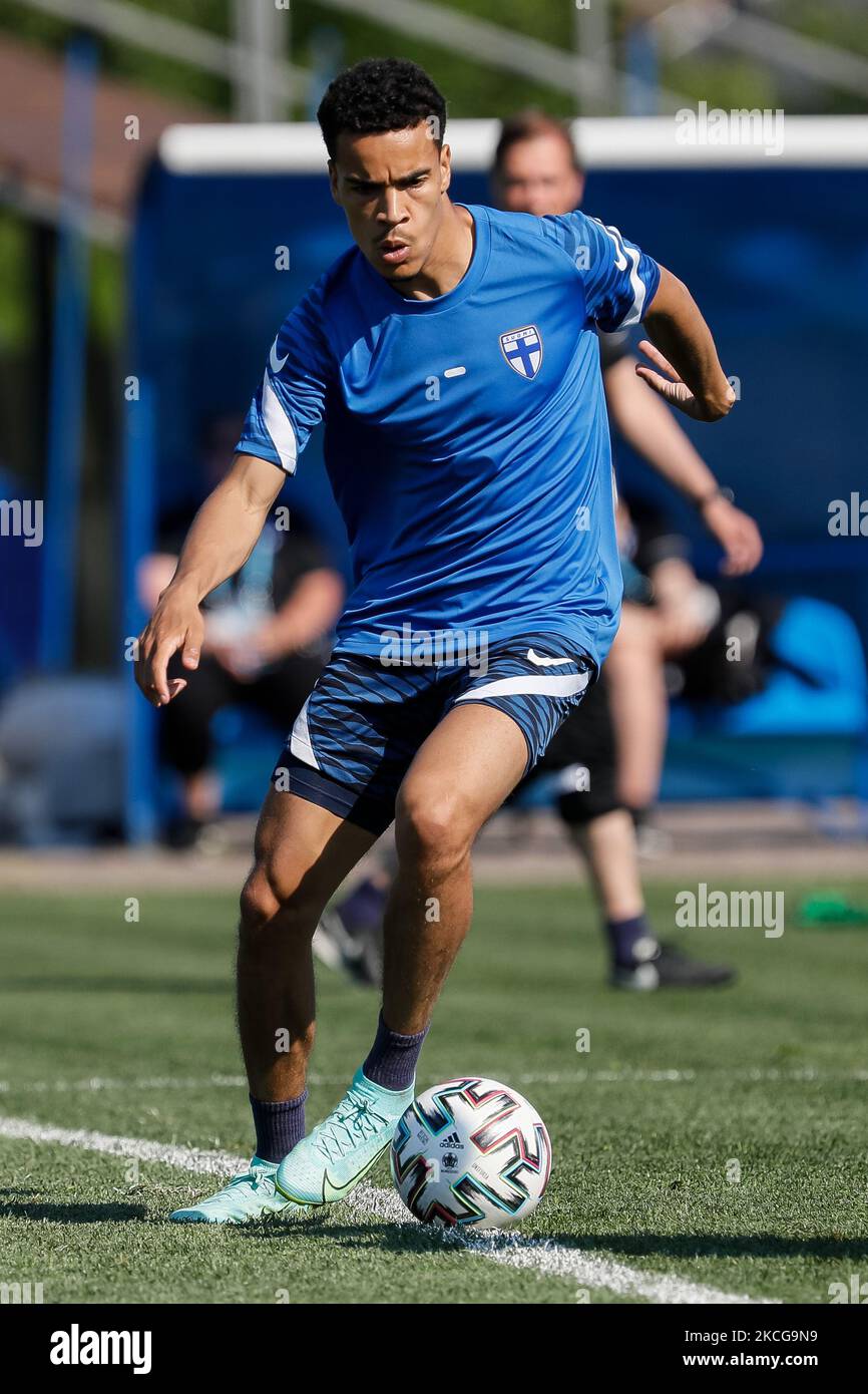 Pyry Soiri of Finland in action during a Finland national team training ...