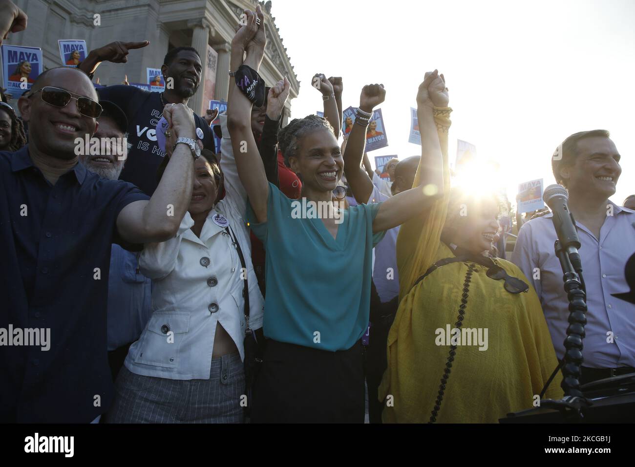 New york city mayoral candidate maya wiley hi-res stock photography and ...
