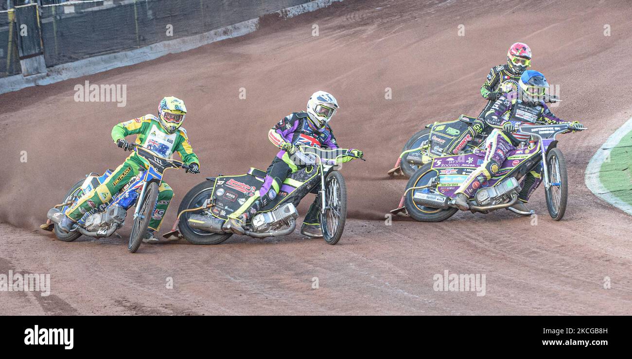 Max Ruml (USA) (Blue) leads Tom Brennan (Reserve) (Great Britain)(White ...