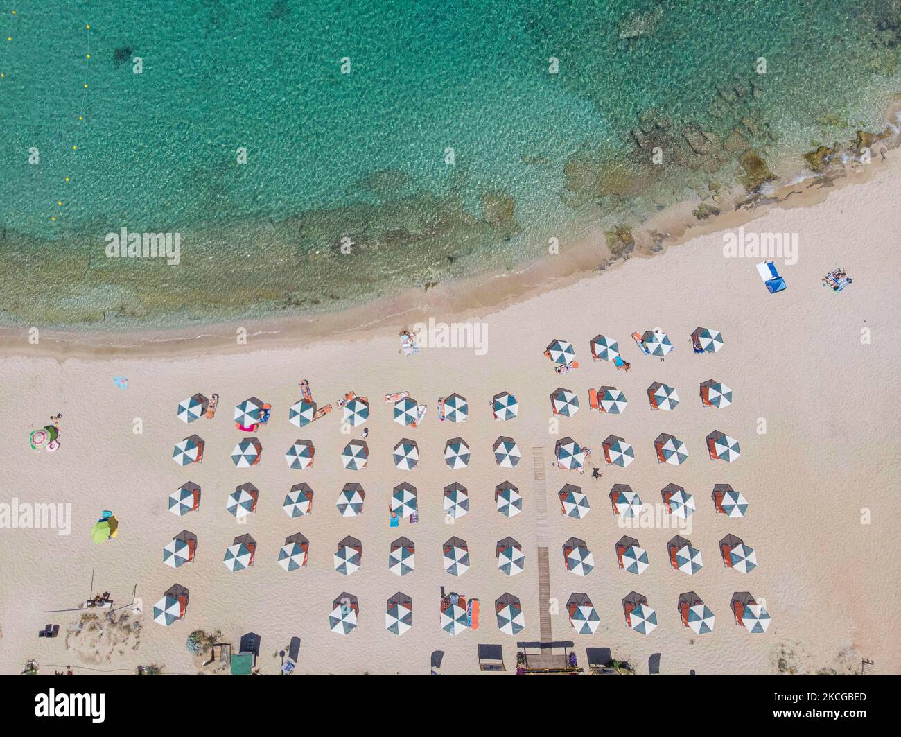 Tourism in Greece - Panoramic aerial images captured from a drone of ...