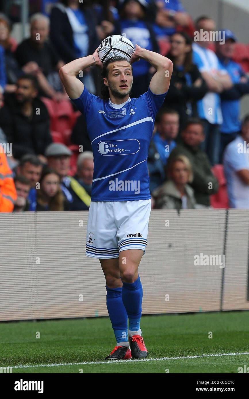 Jamie Sterry of Hartlepool United during the Vanarama National League ...