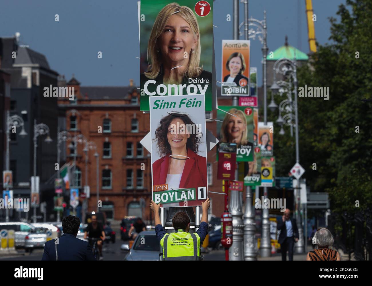 Irish election posters hi-res stock photography and images - Alamy