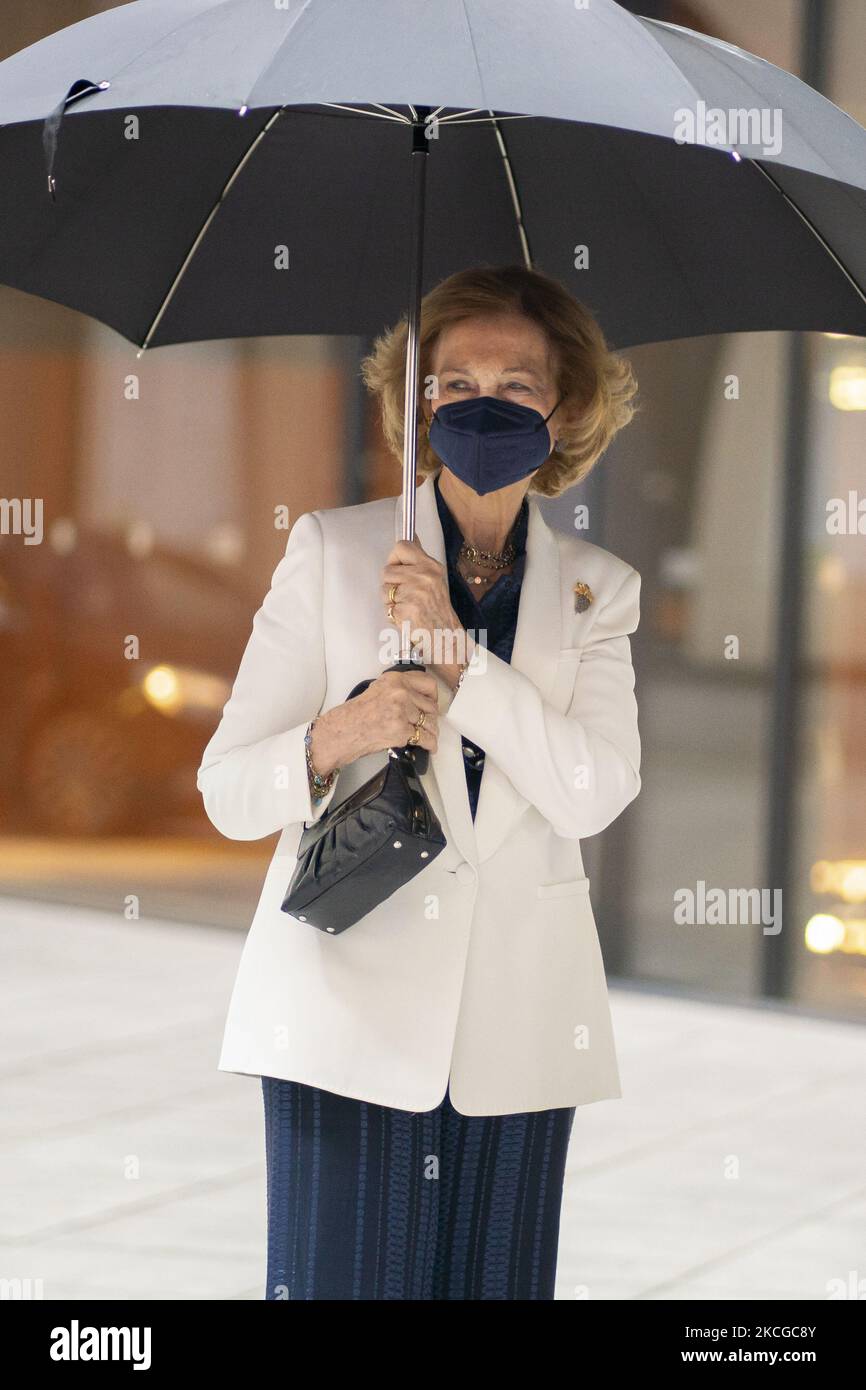 Queen Sofia of spain attends a aoncert at Reina Sofia Museum on June 22 ...