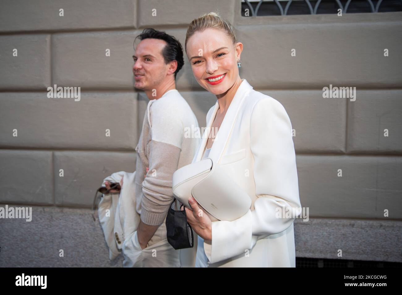 Kate Bosworth and Andrew Scott attend the Giorgio Armani Fashion Show ...