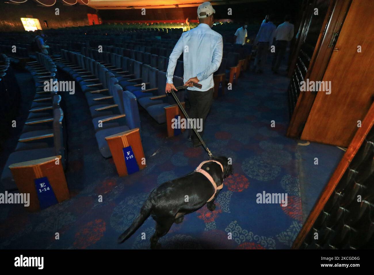 Bomb squad in a rescue operation during a mock drill at Rajmandir ...