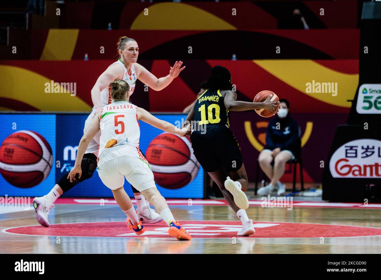Binta DRAMMEH (10) of Sweden during EuroBasket 2021 quarter-finals ...