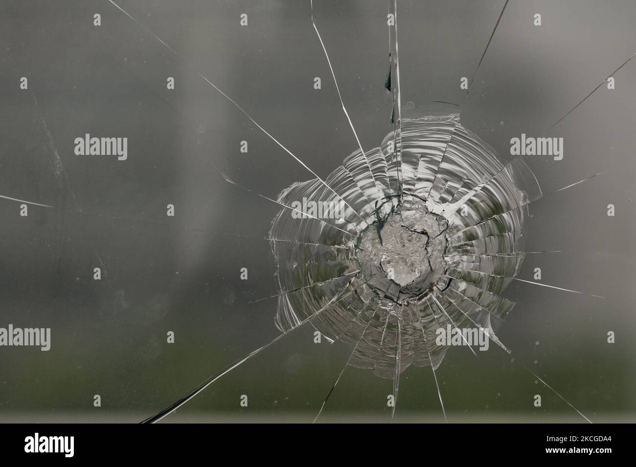 view of a broken shop window in Dublin center. On Wednesday, 23 June ...