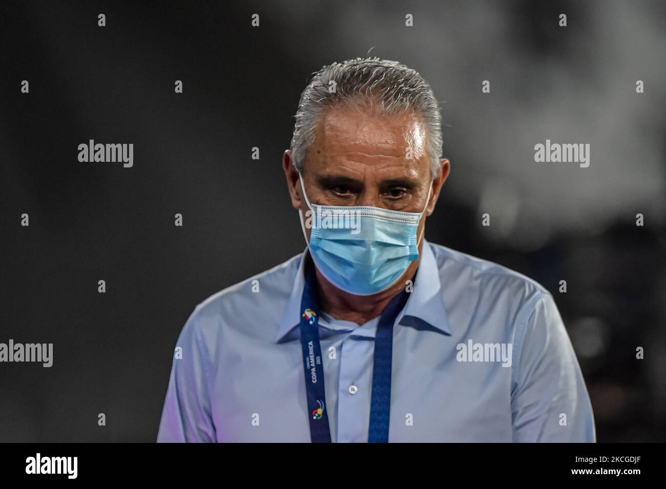 Tite Brazil coach during the Group B match between Brazil and Colombia ...