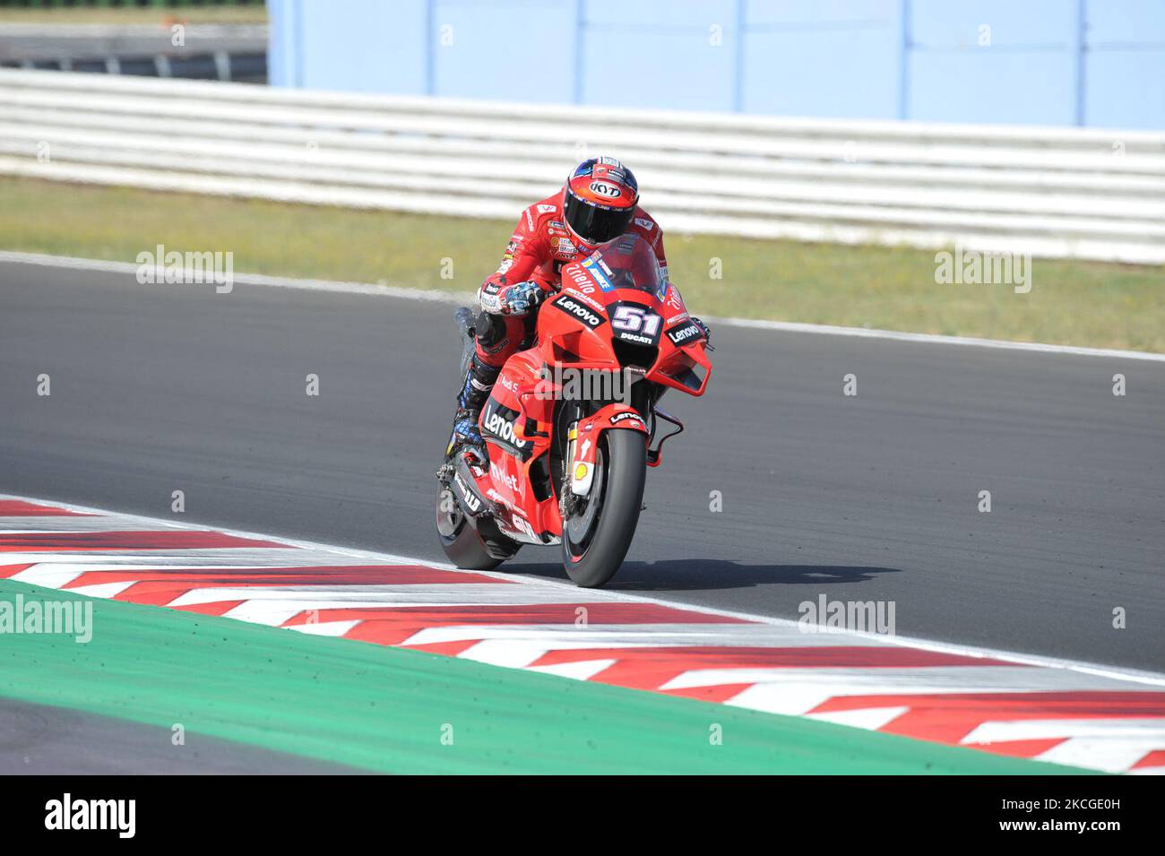 Michele Pirro of Italy and Ducati Lenovo Team during MotoGP tests in ...