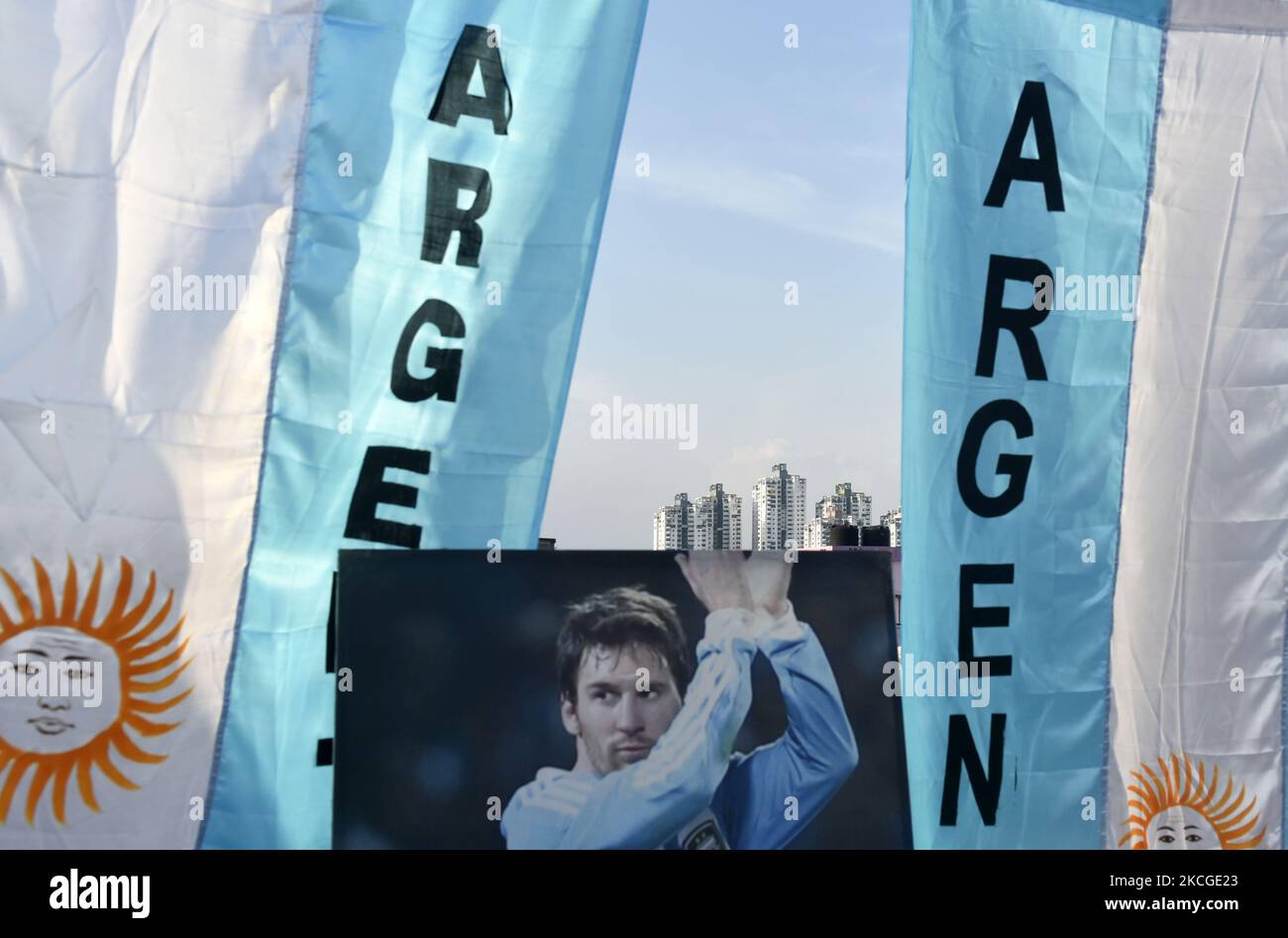 Argentina fans celebrate 34th birthday celebration of the world famous ...