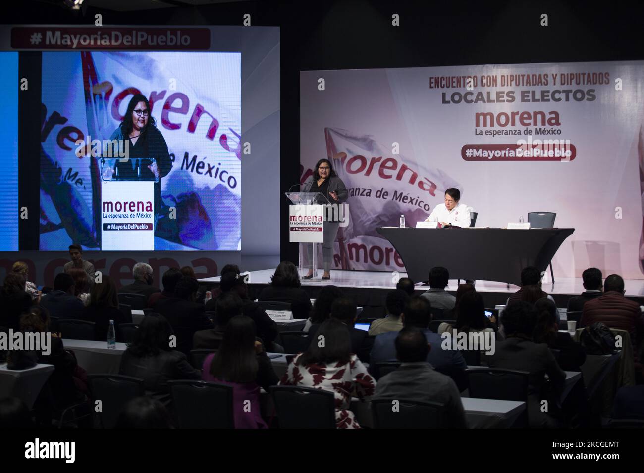 Mario Delgado Carrillo, president of the National Regeneration Movement ...