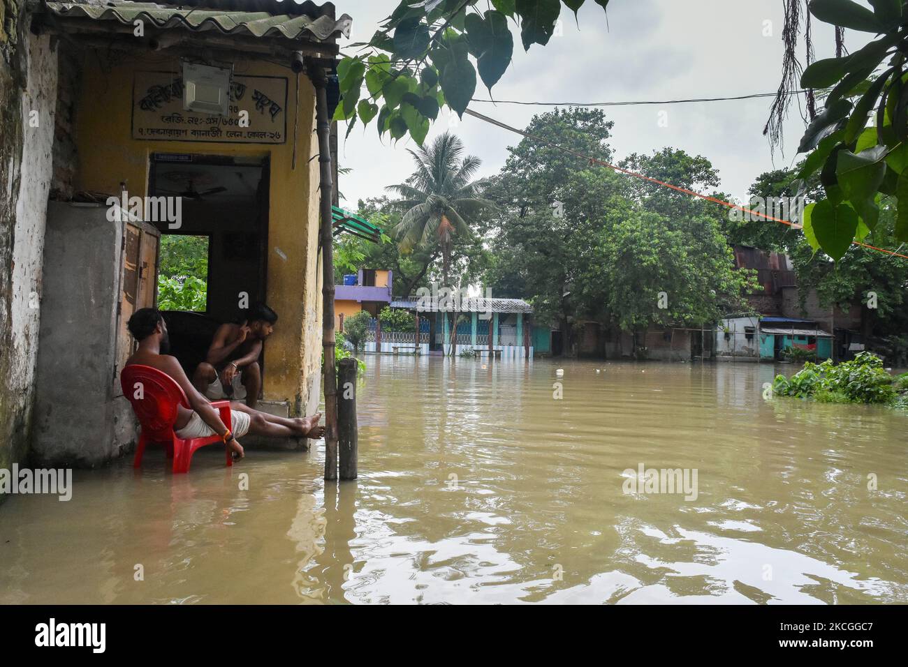 High tide over river Ganges caused massive flooding to various parts of ...