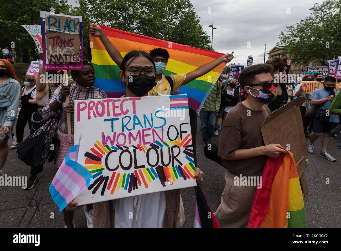 LONDON, UNITED KINGDOM - JUNE 26, 2021: Transgender people and their ...