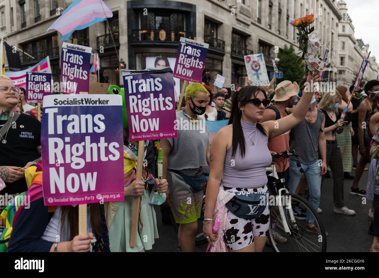 LONDON, UNITED KINGDOM - JUNE 26, 2021: Transgender people and their ...