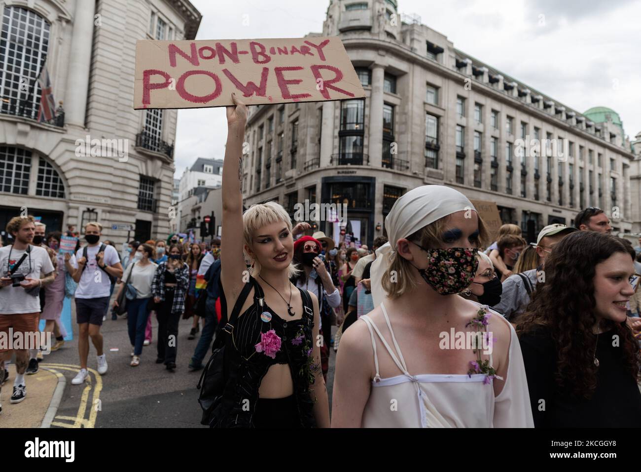 LONDON, UNITED KINGDOM - JUNE 26, 2021: Transgender people and their ...