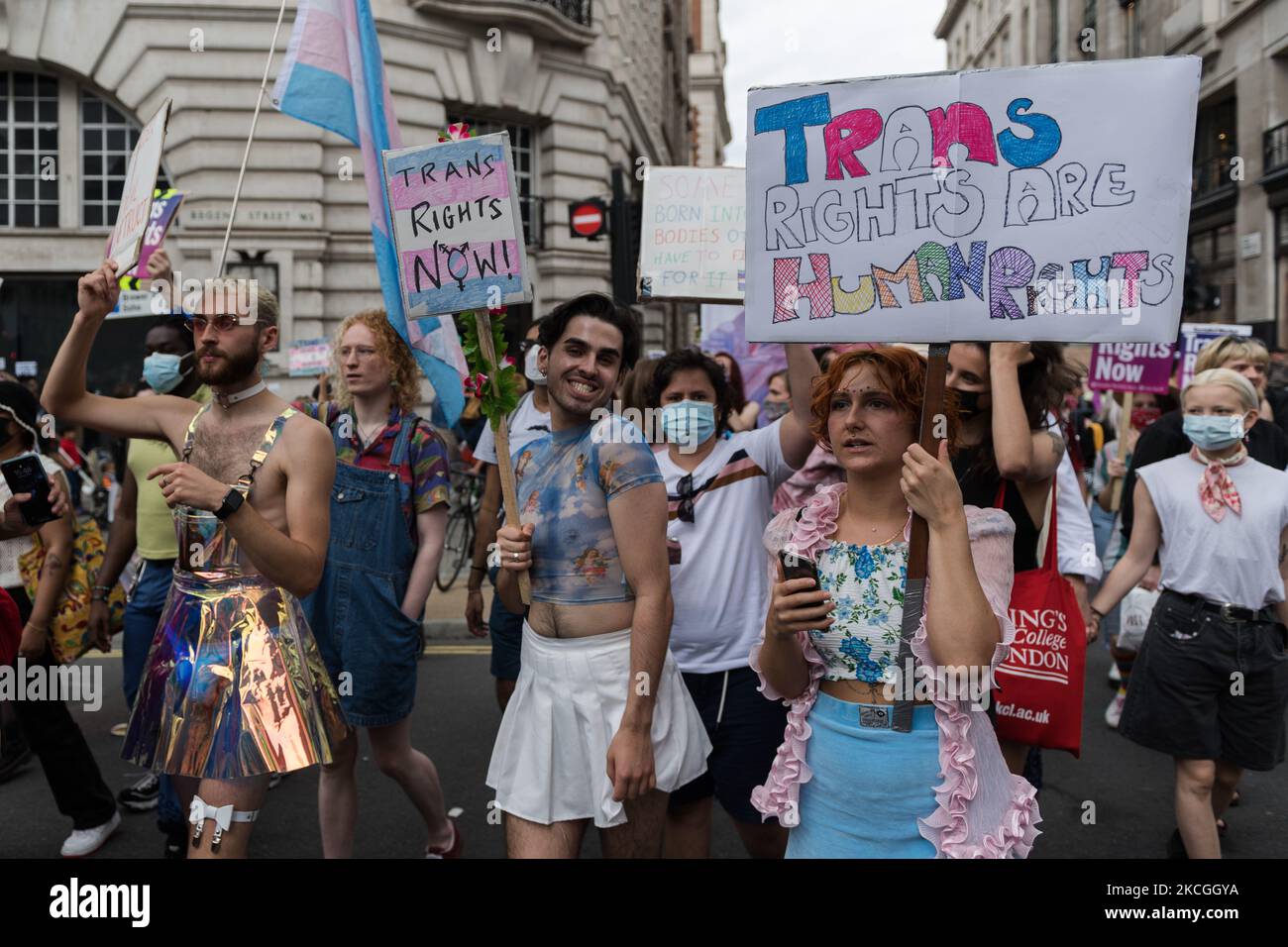 LONDON, UNITED KINGDOM - JUNE 26, 2021: Transgender people and their ...