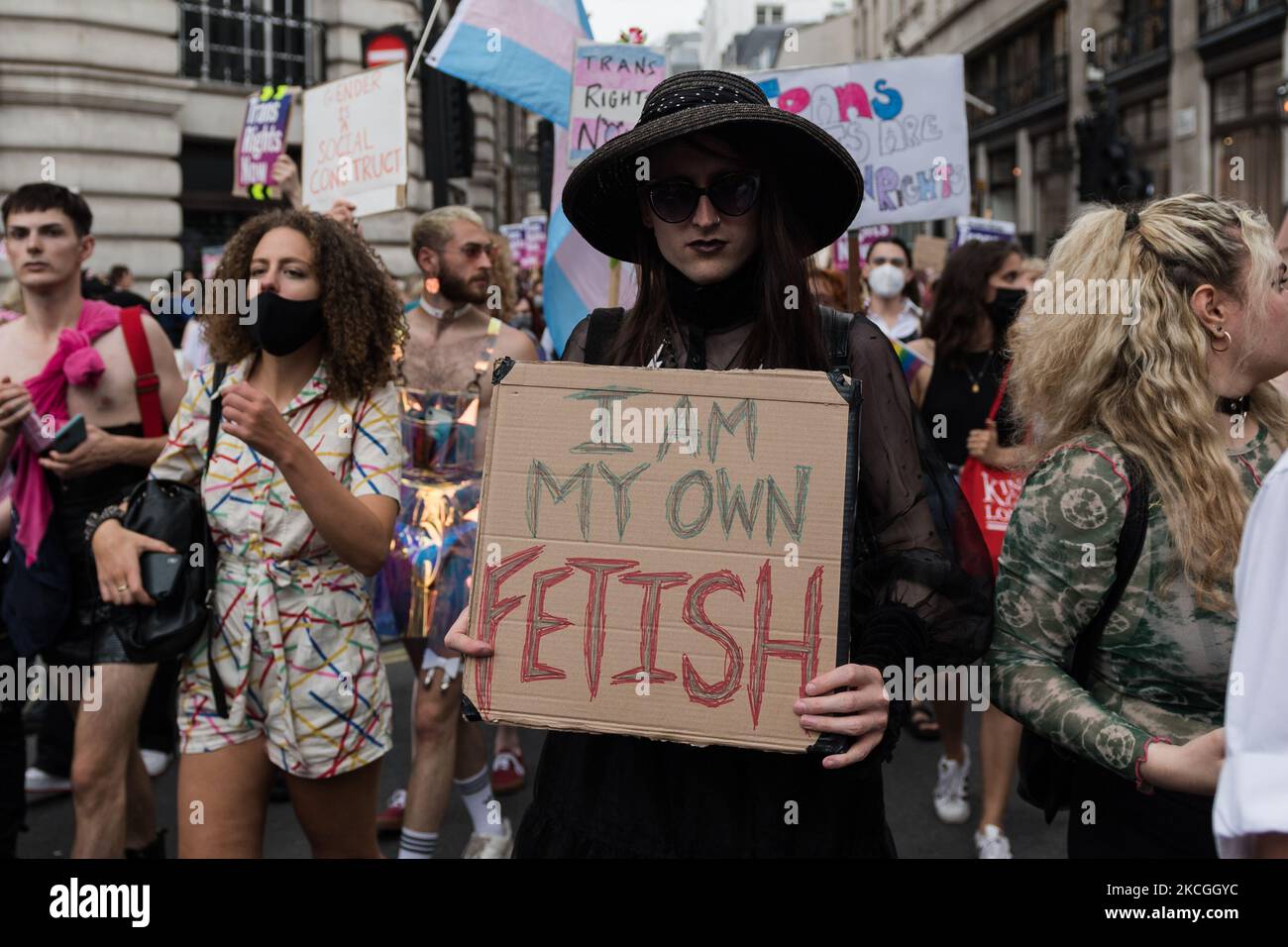 LONDON, UNITED KINGDOM - JUNE 26, 2021: Transgender people and their ...
