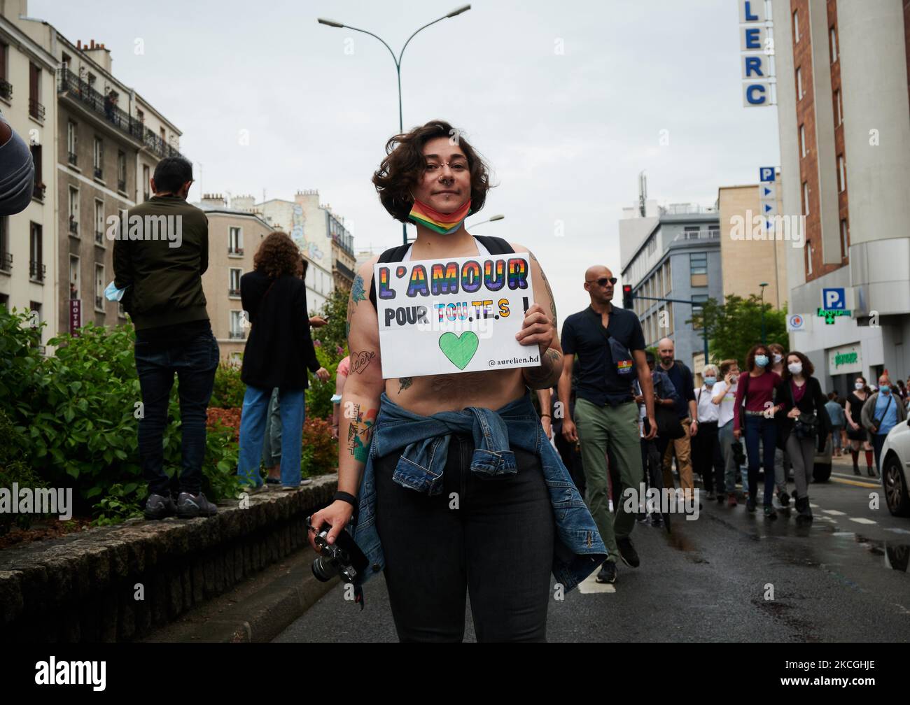 Paris pride 2021 hi-res stock photography and images - Alamy