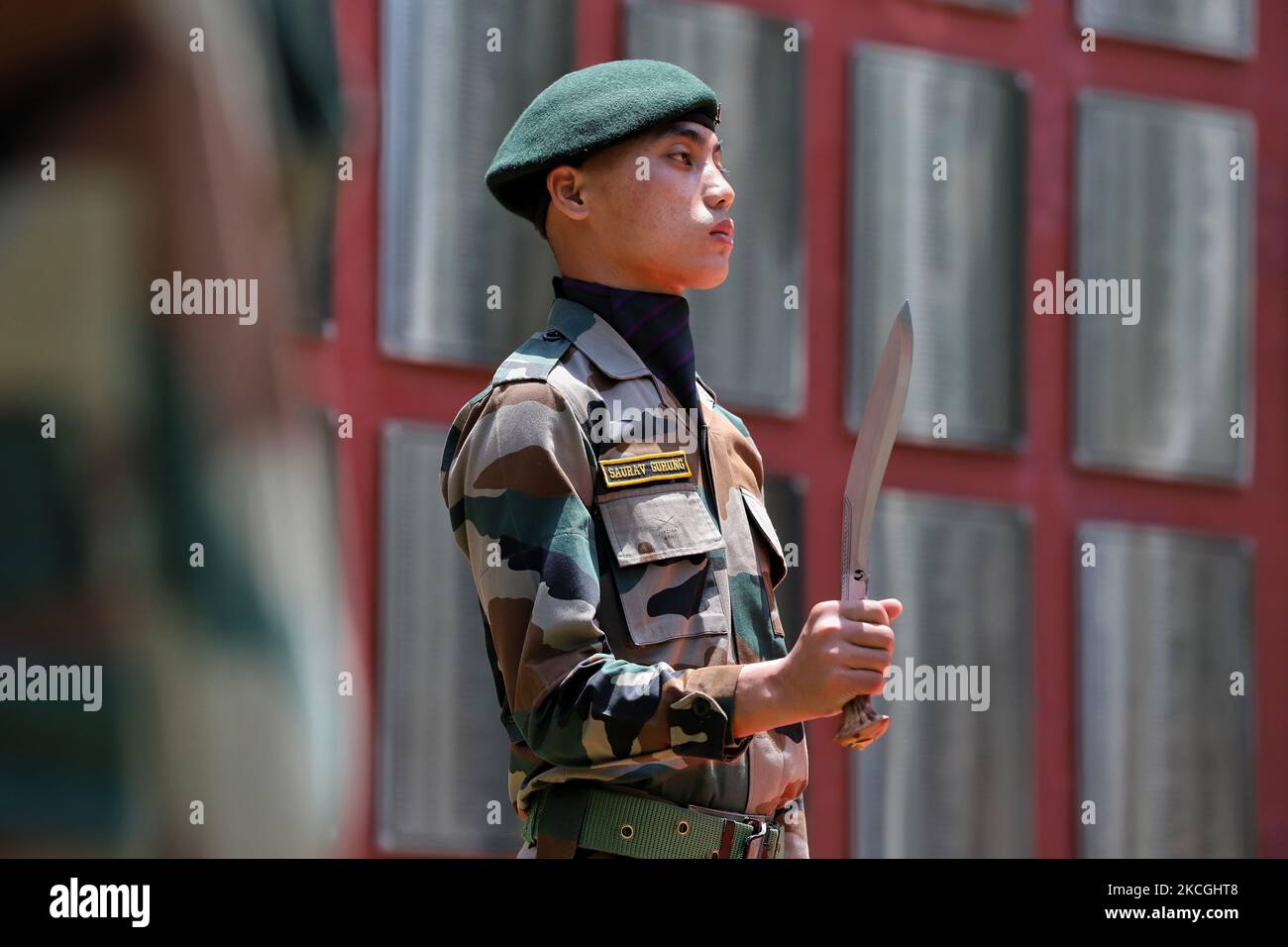 Indian army soldier face hi-res stock photography and images - Alamy