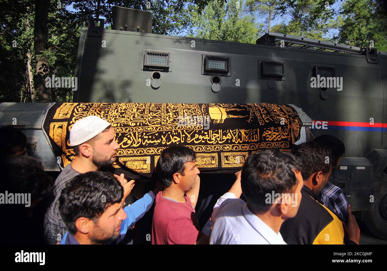 People carry the coffin containing the dead body of 25 year old Rafia ...