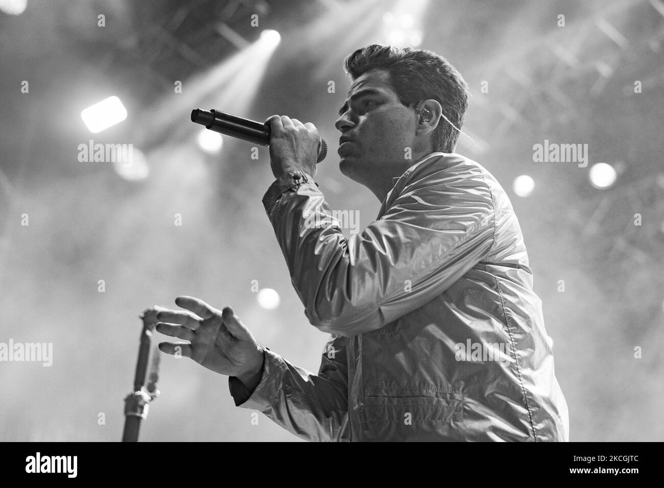 Dorian performs at Las Noches del Botanico, on 27 June, 2021 in Madrid ...