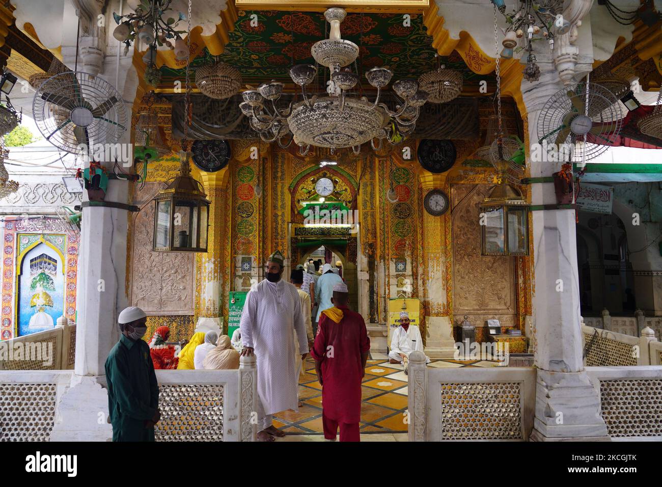 Indian Pilgrims visit the Shrine of Sufi Saint Hazrat Khwaja Moinuddin ...