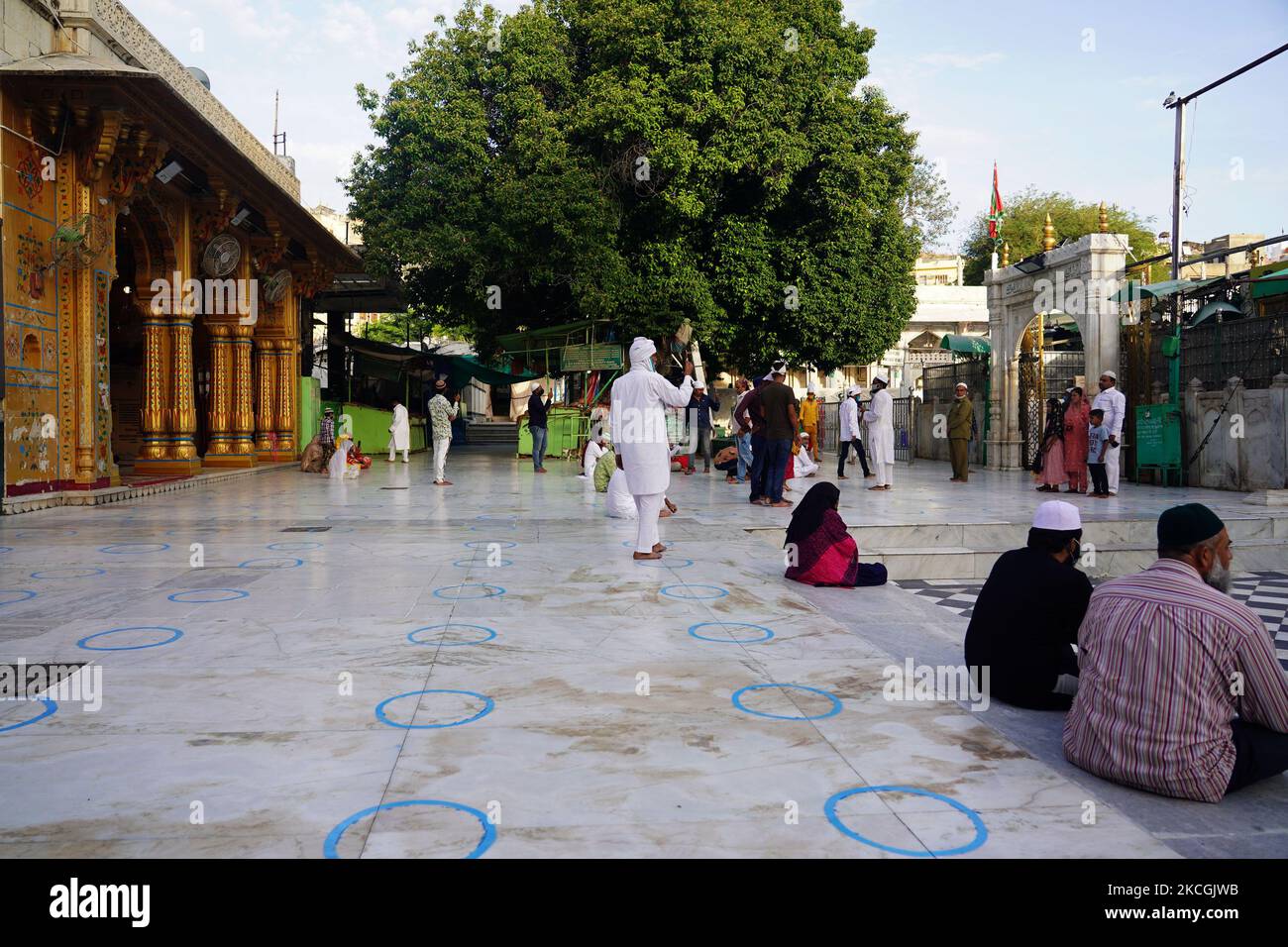 Indian Pilgrims visit the Shrine of Sufi Saint Hazrat Khwaja Moinuddin ...