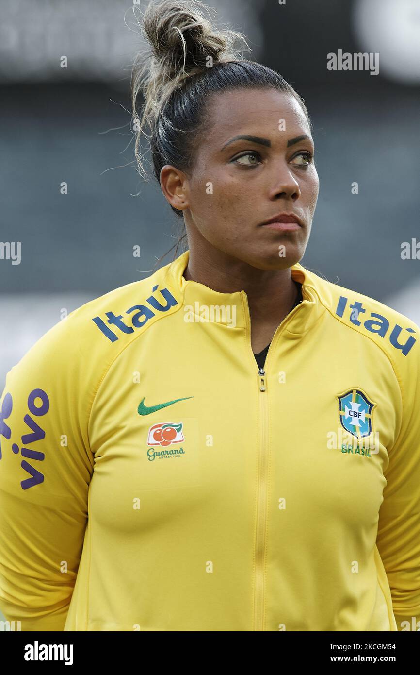 Tamires Britto of Brazil prior to the Women's International Friendly ...