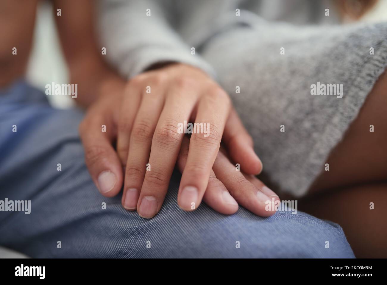 Youve got my hand forever. a couple holding hands Stock Photo - Alamy